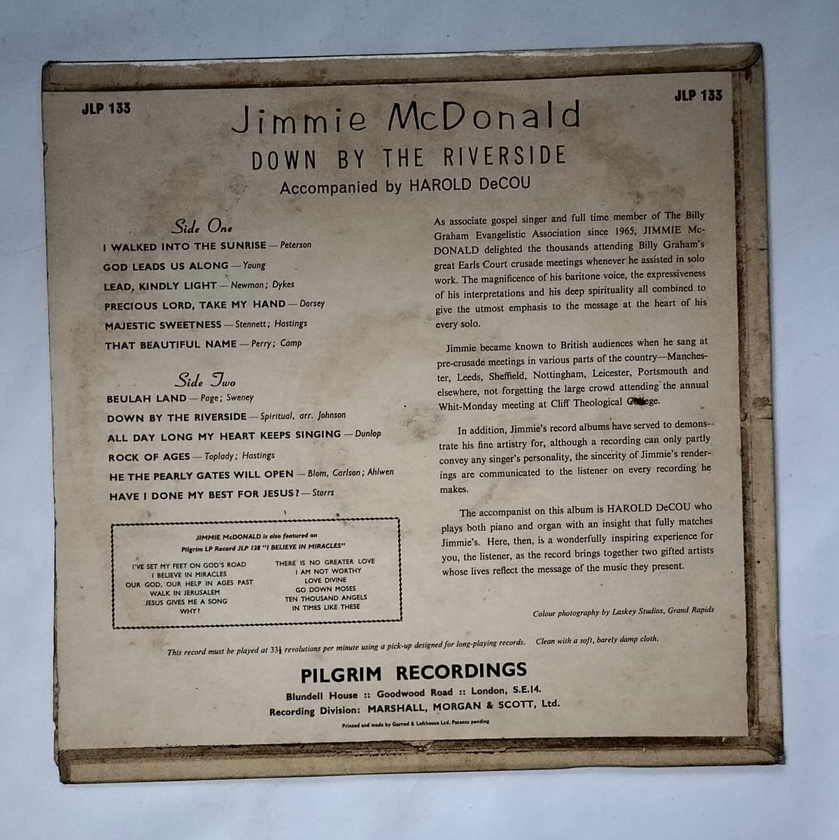 Jimmie McDonald - Down By The River Side – AVDigital