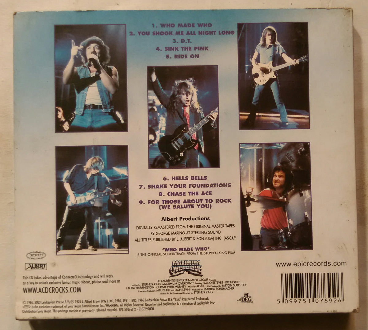 AC/DC - Who Made Who – AVDigital