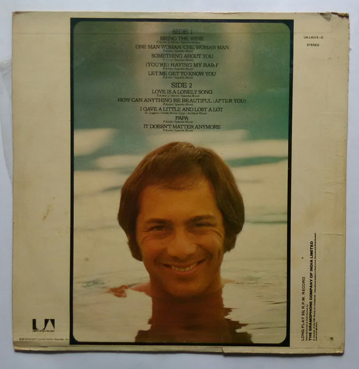 Paul Anka " Paul " – AVDigital