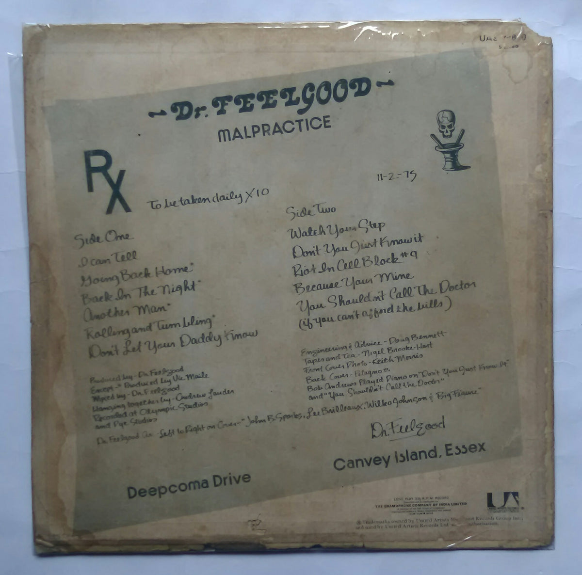 Dr. Feelgood - Malpractice – AVDigital