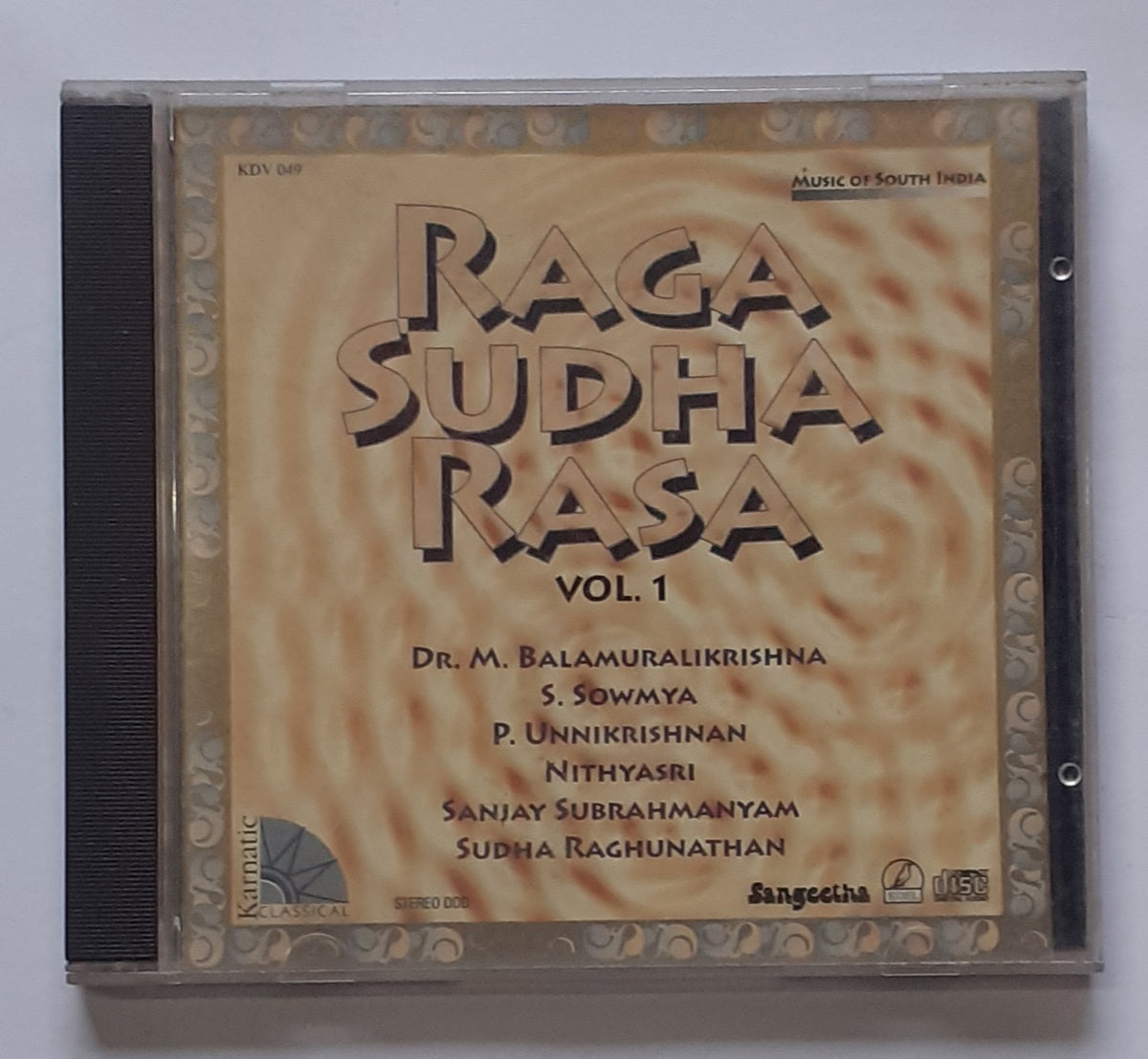 Raga Sudha Rasa Vol . 1 " Classical Vocal " – AVDigital